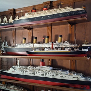 RMS TITANIC Model Titanic Model Cruise With LIGHTS 80cm 31.5 Wooden ...