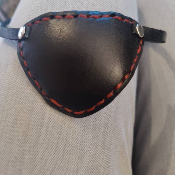 Viking Inspired Leather Eyepatch - Etsy