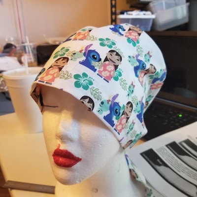Scrub Hat SEWING PATTERN PDF, Surgical Cap Sewing Pattern, Scrub Cap ...
