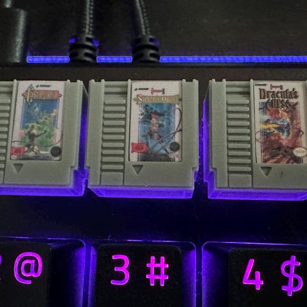Custom NES Cartridge Artisan Keycap - Etsy