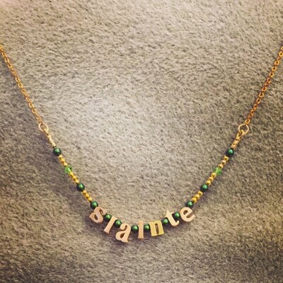 7x5x3mm Matt Gold Plated, Tiny Letters, Alphabet Bead, Lower Case ...