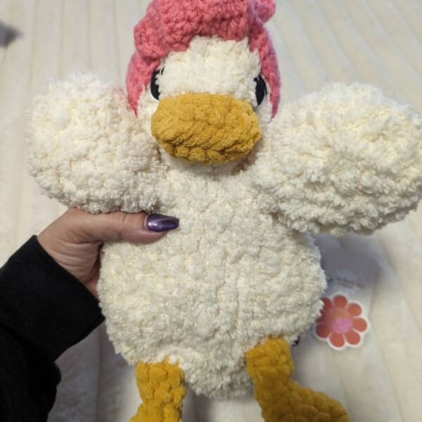 Baby Della Duck | Crochet Duck | Crochet Snuggler | Duck Snuggler ...