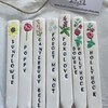 Wedding Place Name Cards Clay Place Names Pressed Flowers Floral ...