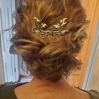 Silver Squirrel and Acorn Hair Pin, Oak Tree Branch, Fall Bobby Pin ...