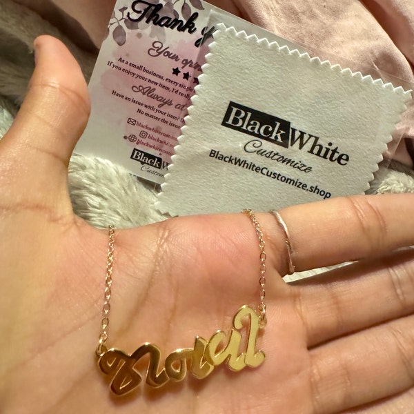 Gujarati Name Necklace, Gujarati Font Necklace, Gujarati Name Pendant ...