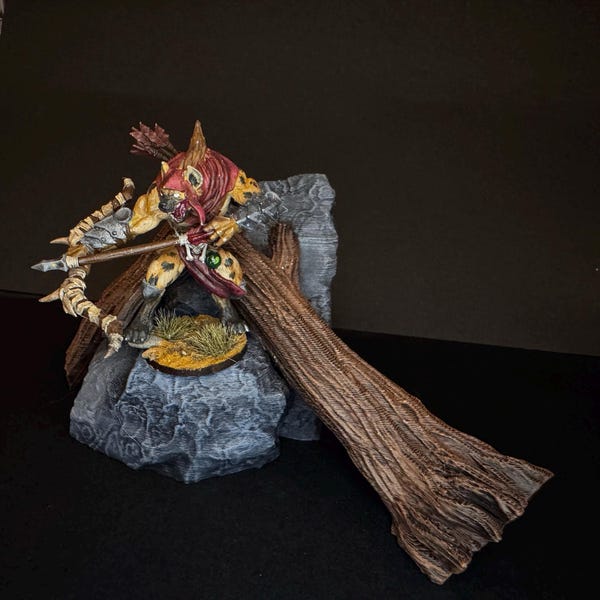 Felidont Saber Toothed Tiger Dragon Trappers Lodge Dnd RPG Miniatures ...