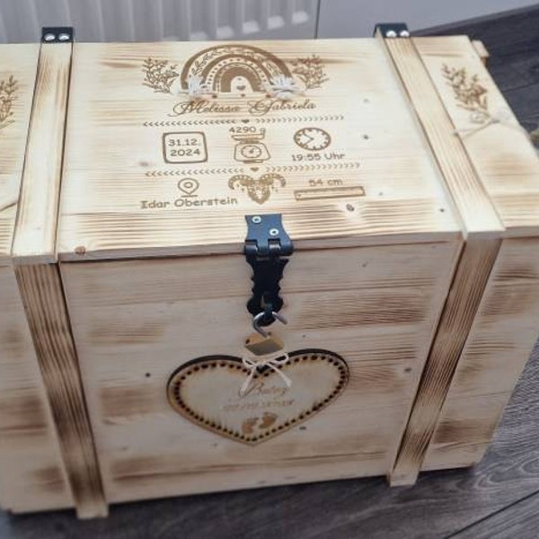 Large Storage Box / Wooden Memory Box / Storage Box / Memory Box ...