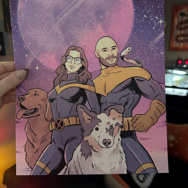 Personalized Custom Comic Book Cover Art Gift - Etsy