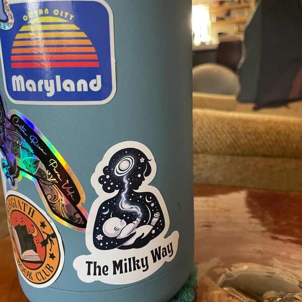 The Milky Way Sticker, Funny Breastfeeding Sticker, Exclusively Pumping ...