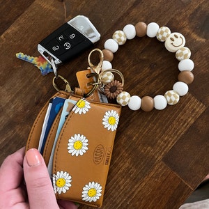 Flower Keychains Flower Pot Keychains Silicone Keychains Daisy ...