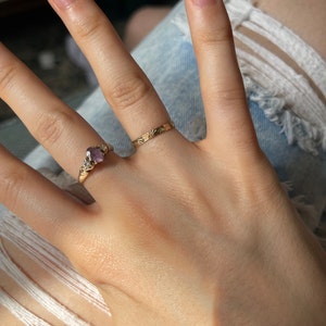 SARAI 14K Gold Fill Sun Ring Gold Sunshine Ring Dainty Gold Ring ...