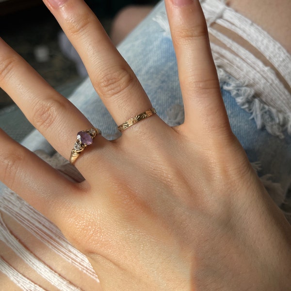 SARAI 14K Gold Fill Sun Ring • Gold Sunshine Ring • Dainty Gold Ring ...