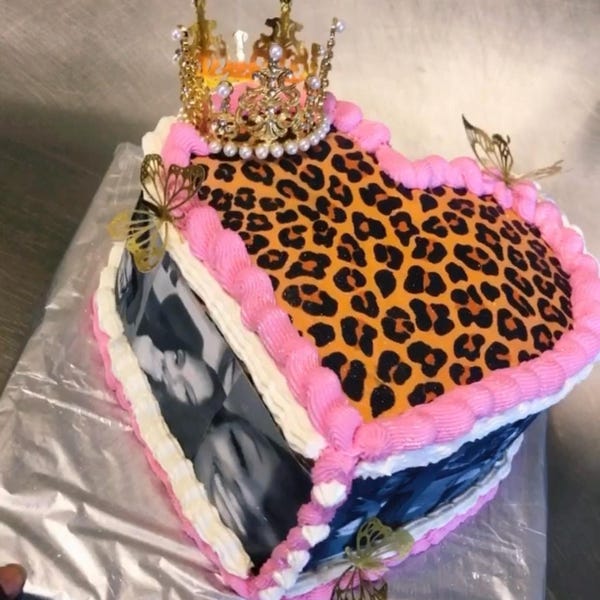 Cheetah Leopard Print Pattern Edible Picture Strips | Wrap Sides of ...