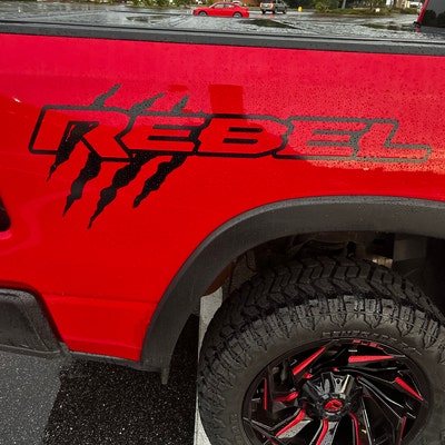 RAM TRX Bedside Decals TRX Eating Raptor Easter Egg Logo set of 2 - Etsy