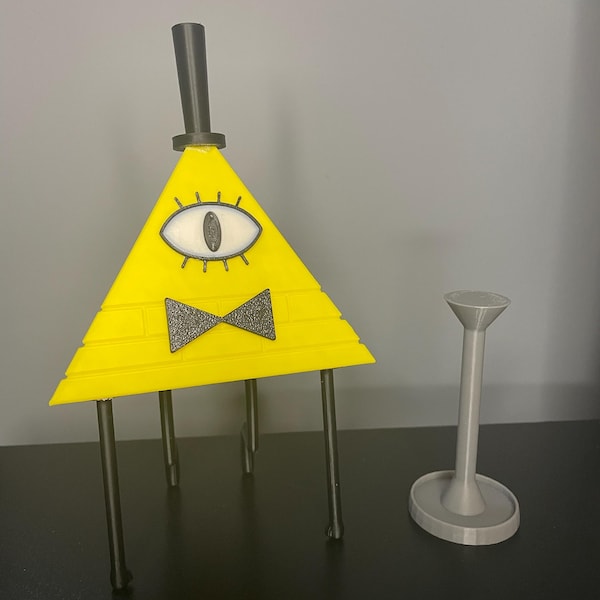 Bill Cipher Desk Figure - Gravity Falls Inspired Decoration - Etsy