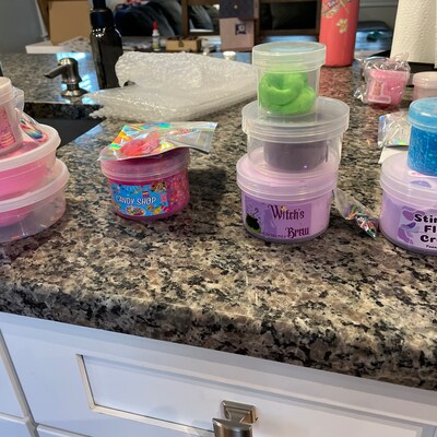 Winter Donut Butter, Clay Slime Diy, Scented Blueberry Muffin - Etsy