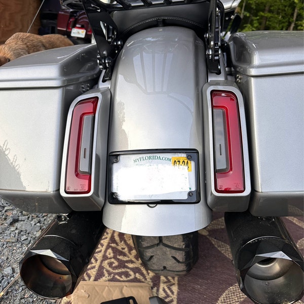 Custom License Plate Bracket for 2024 Touring 2023 CVO Road Glide ...