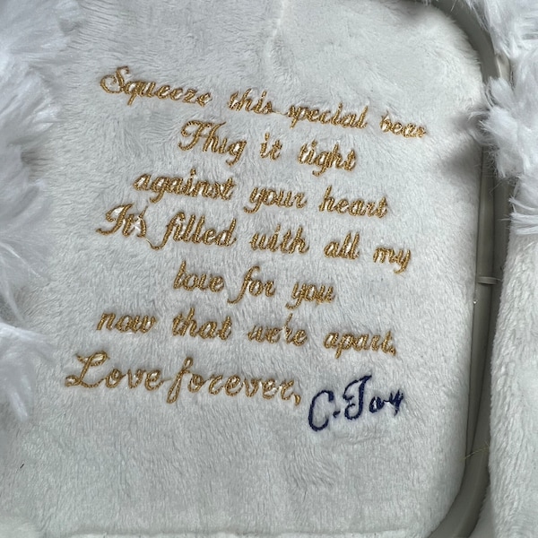 Memory Bear Embroidery Design Memorial Shirt Pillow Machine Pattern 4x4 ...