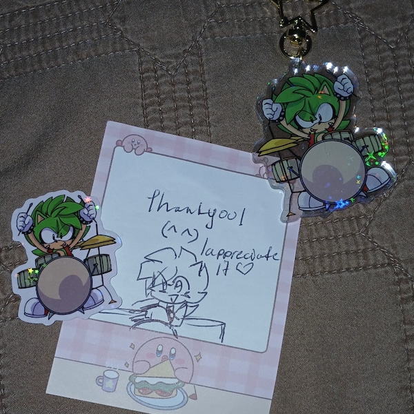 Sonic Underground Inspired Keychain - Etsy