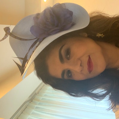 Pale Blue Fascinator, Light Blue Hat, Royal Blue Ascot Hat, Electric ...