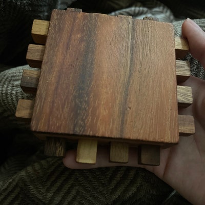 Japanese Wooden Ball Puzzle Japanese Interlocking Mechanical Puzzle ...