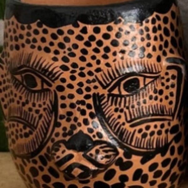 Blue and Black Horned Demon Coconut Shell Mexican Mask—unique Piece - Etsy