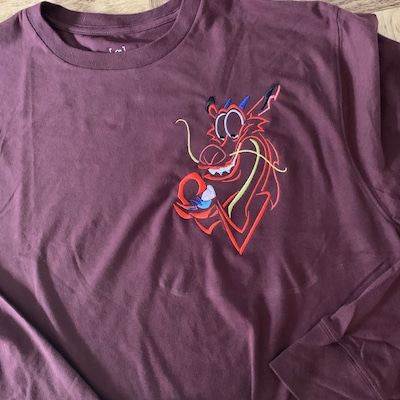 Mushu the Dragon From Mulan the Warrior Princess Sketch Digital ...