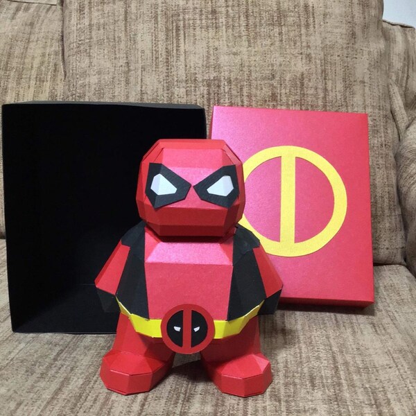 3d Papercraft Superhero, Digital DIY Pdf Templates, Svg and Dxf Kit ...