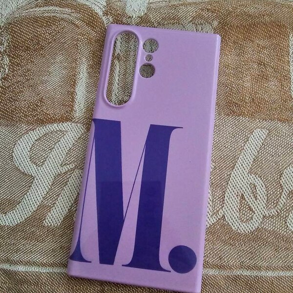 Personalised Large Initial Phone Case for iPhone 17 16 15 14 13 12 11 ...