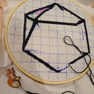 Fallen Wizard Licenced Full Coverage Cross Stitch Pattern Pattern ...