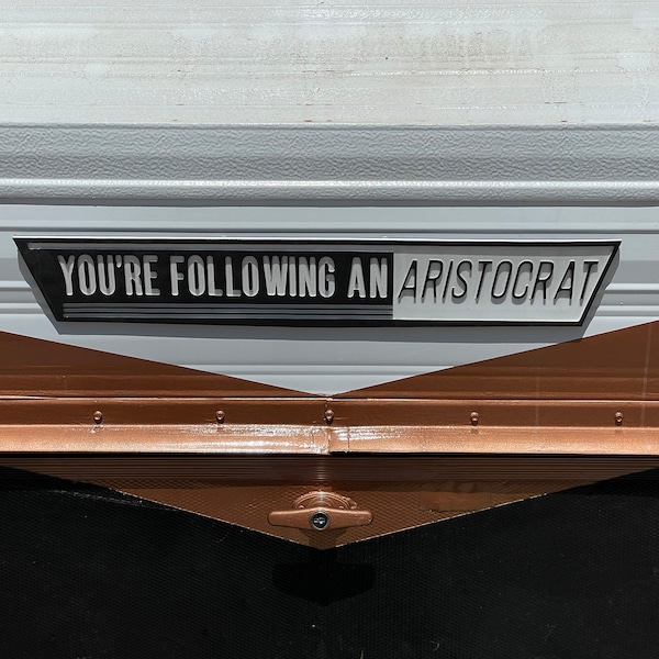 Aristocrat Trailer Keychain - Etsy