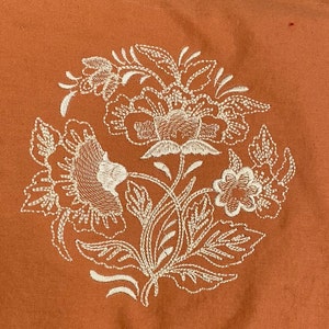 Machine Embroidery Design Flora Folk Art Embroidery Pattern Flower ...