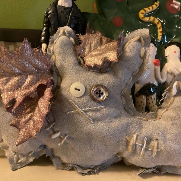 Wildlife the Bat Voodoo Doll - Handmade Gothic Plush, Occult Familiar ...