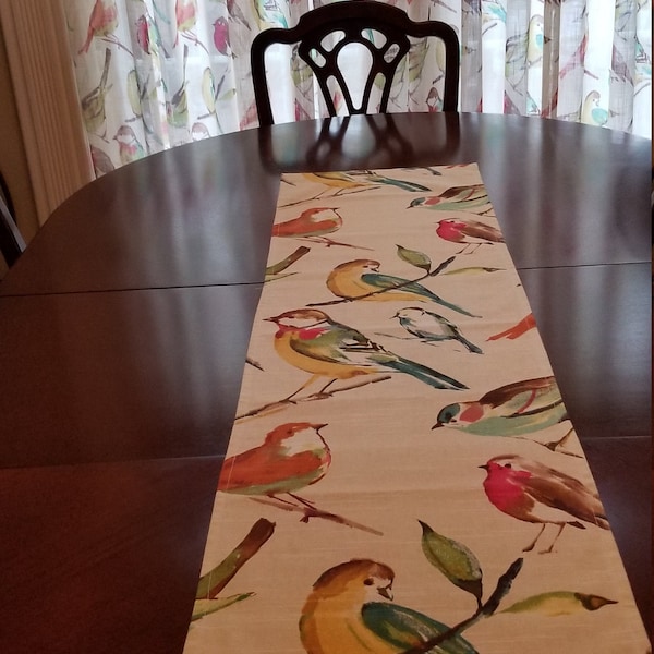 13 X 70 Rifle Paper Co Wildwood Collection Mint Floral Table Runner ...