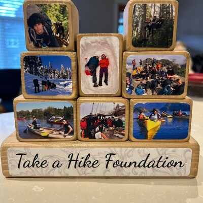 Stacking Photo Blocks Set Photo Gift, Wooden Photo Block - Etsy UK