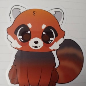 Kawaii Style Cute Fox Sticker - Etsy