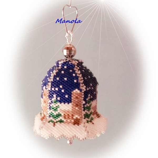 Bead Pattern: Midnight Mass Bell Ornament, Pdf. Tutorial. English Only ...