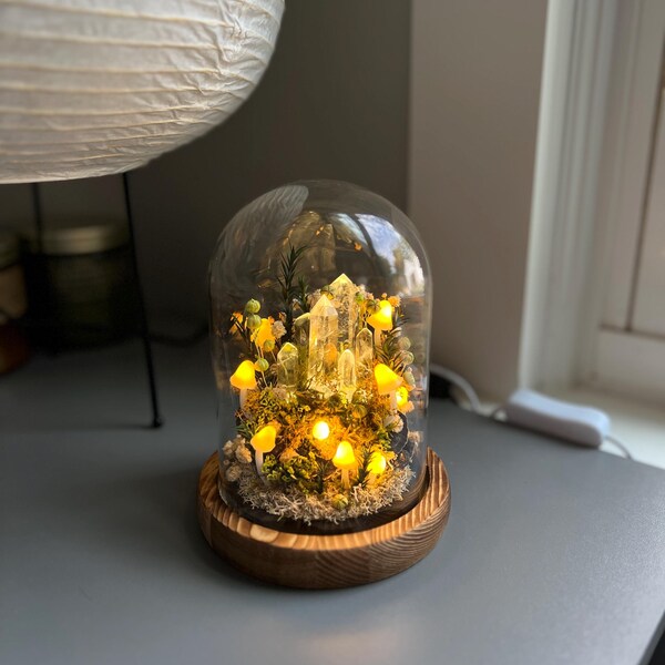 Glowing Crystal Pillars With Healing Properties, Enchanted Forest ...