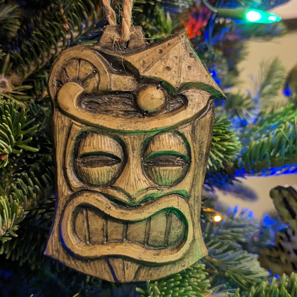 Tiki Ornament - Etsy