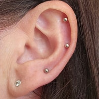 Marquise and Round CZ Butterfly Industrial/scaffold Bar - Etsy UK