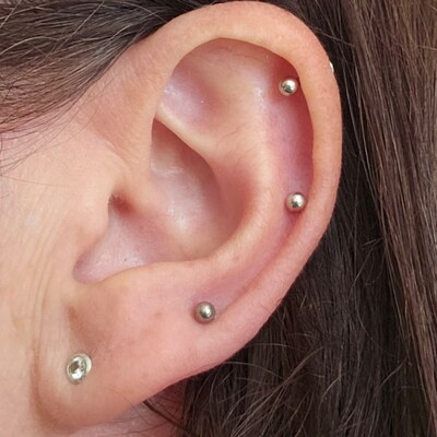 Prong Set Internally Threaded Curved Bar 1.2mmby 8mm Square - Etsy UK