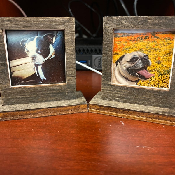 Set of 5 Mini Wooden Frames - Etsy