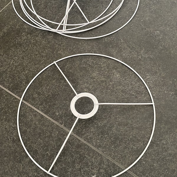 Frame for the Lamp, Frame for the Lampshade, Shelves, Rooms, Hoops ...