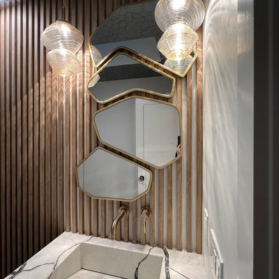 Trendy Mirror, Funky Mirror, Groovy Mirror, Wavy Mirror, Asymmetrical ...