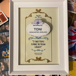 Cast Member Name Tag Display Frame and Print Casting Agency Door ...