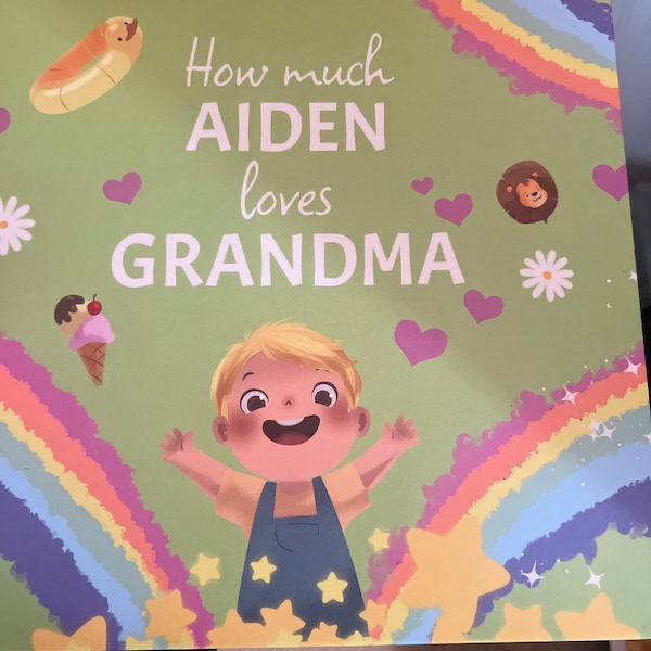 Grandma Gift, Gift for Grandma From Child, Mother's Day, Personalized ...