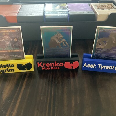 Custom 3D Printed Trading Card Stand - Etsy
