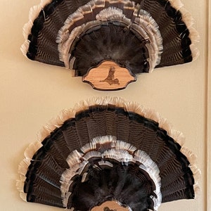 Classic 2 Piece Turkey Plaque Photo Engraved Hardwood | Etsy