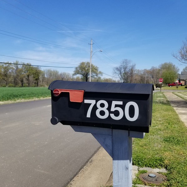 Custom Reflective Mailbox Number Decals 2 Pack - Etsy