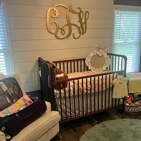 Wall Monogram, Wood Monogram, Nursery Monogram, Wooden Monogram, Wood ...